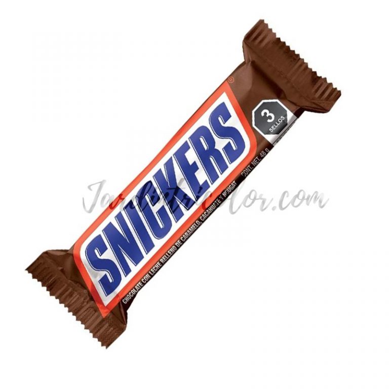 Snickers barra 53g | Floristería Jardín Tricolor